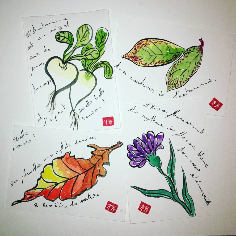 L’Etegami, qu’est-ce que c’est ? – Ophélie Camélia – Aquarelliste et ...